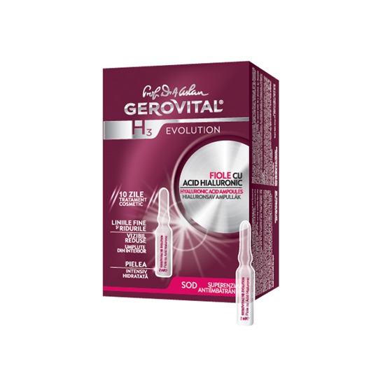 | Gerovital H3 Evolution Hyaluronic Acid Ampules - 1Source