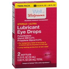 Walgreens Sterile Ultra Lubricant Eye Drops, 2 Pack - 1Source