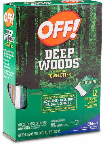 Off! Deep Woods Insect Repellent Towelettes - 1Source