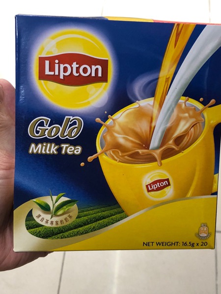 Lipton Gold Milk Tea Lipton 金裝倍醇奶茶粉 - 1Source