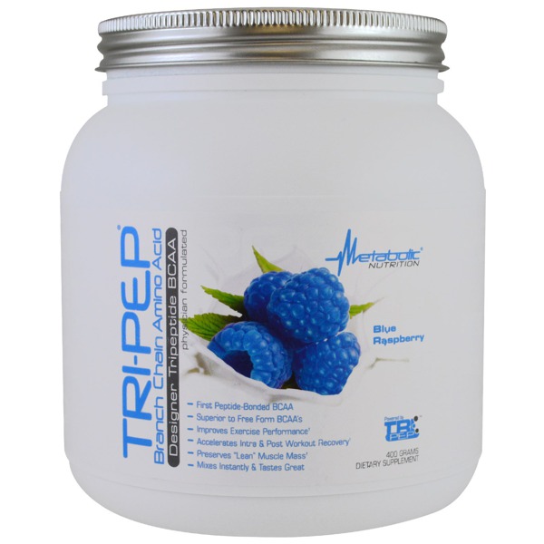 Metabolic Nutrition Tri-Pep Branch Chain Amino Acid Blue Raspberry ...