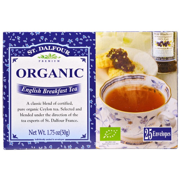 St. Dalfour Organic English Breakfast Tea - 1Source