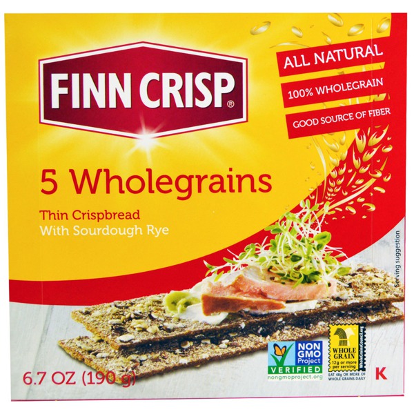 Finn Crisp 5 Wholegrains Thin Crispbread - 1Source