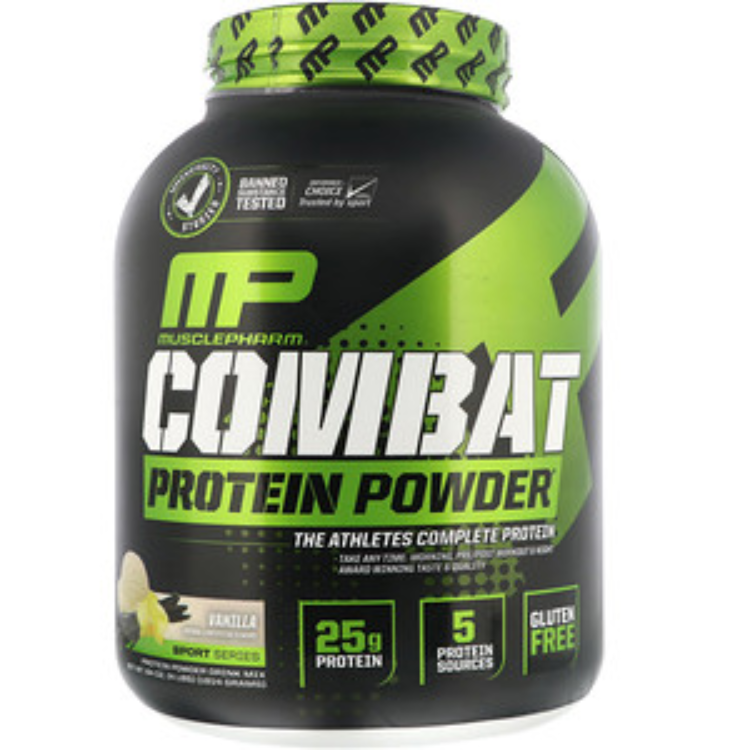 Musclepharm Combat Protein Powder Vanilla - 1Source