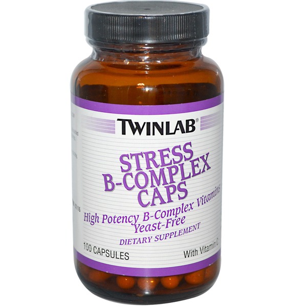 Twinlab Stress B-Complex Caps - 1Source