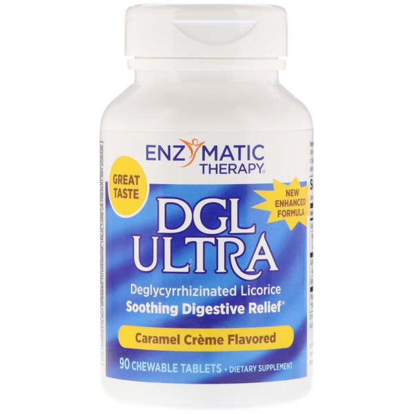 Enzymatic Therapy DGL Ultra Caramel Cream Flavored - 1Source