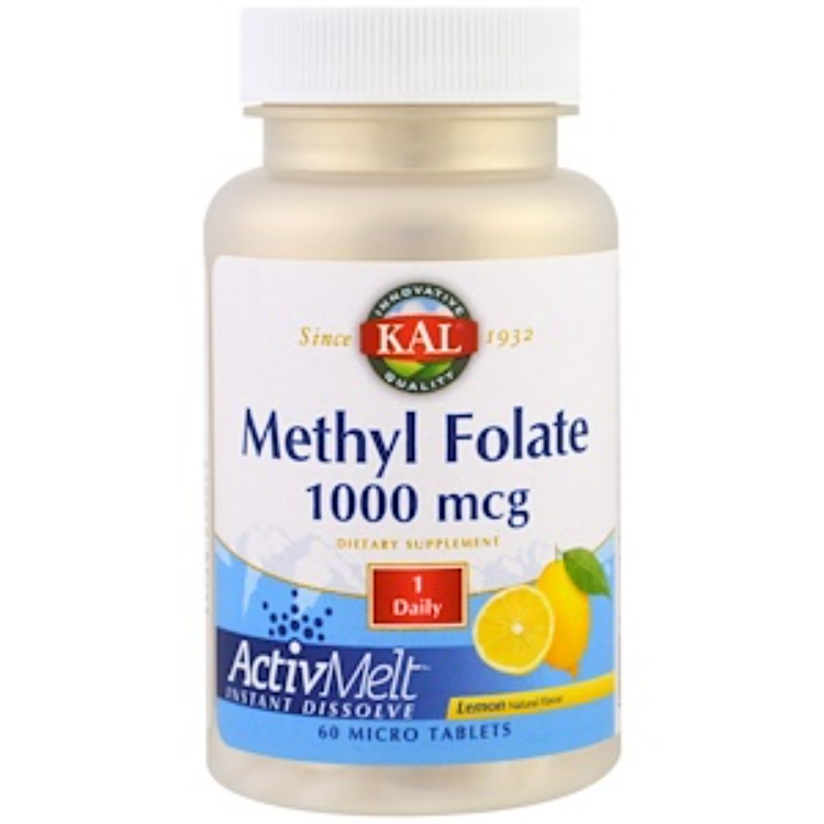 KAL Methyl Folate Lemon 1000 Mcg - 1Source