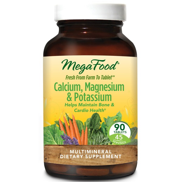 Megafood Calcium Magnesium & Potassium - 1Source