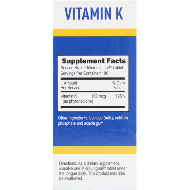 Superior Source Vitamin K 100 Mcg - 1Source