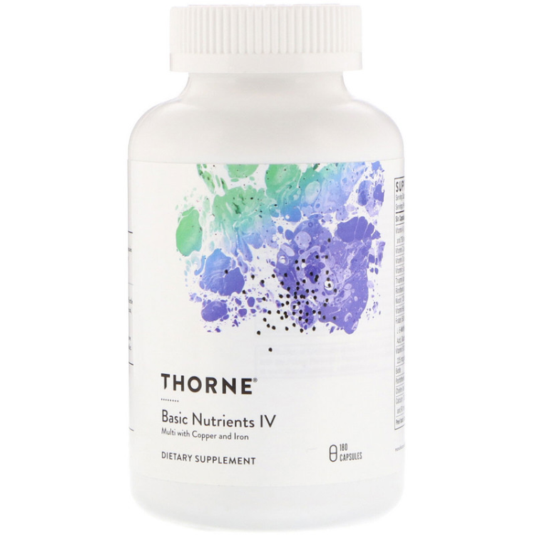 Thorne Research Basic Nutrients IV With Copper And Iron - 1Source
