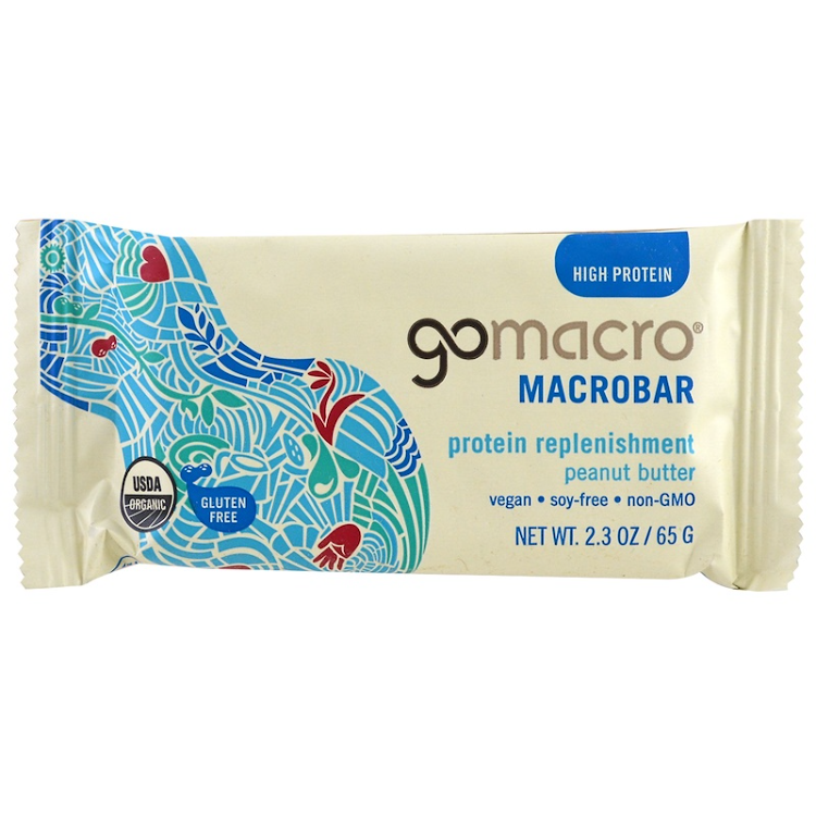 Gomacro Macrobar Protein Replenishment Peanut Butter - 1Source
