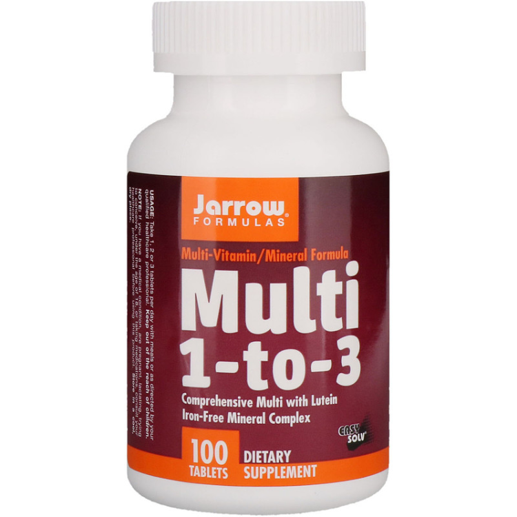 Jarrow Formulas Multi 1-To-3 With Lutein Iron-Free - 1Source