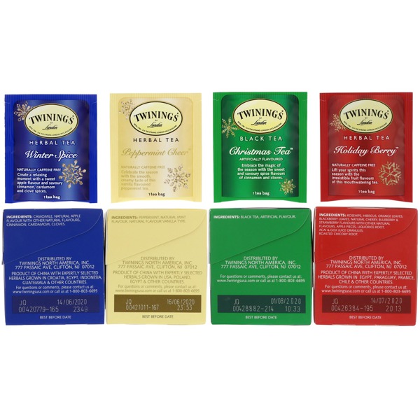 Twinings Herbal Tea Variety Pack Special Edition Holiday - 1Source