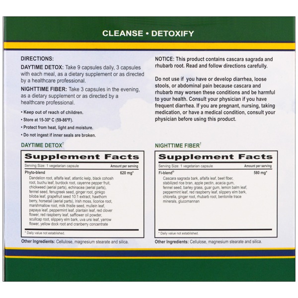 Greens First Herbal Cleanse First 7-Day 24 Hour Inner Cleansing Formula ...