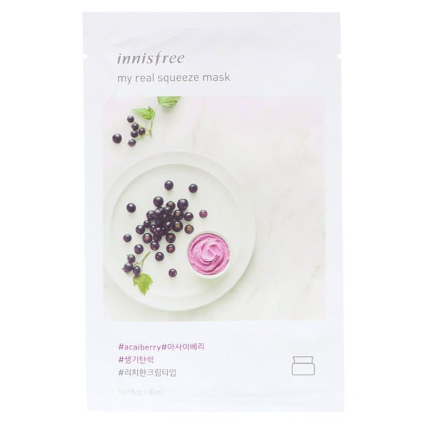 Innisfree My Real Squeeze Mask Acai Berry - 1Source