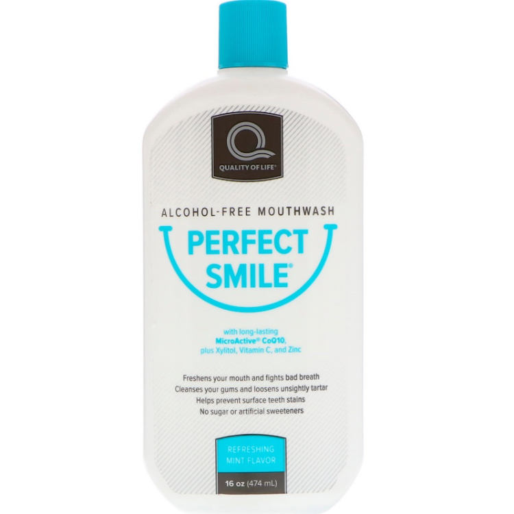 Perfect Smile Alcohol-Free Mouthwash Refreshing Mint Flavor - 1Source