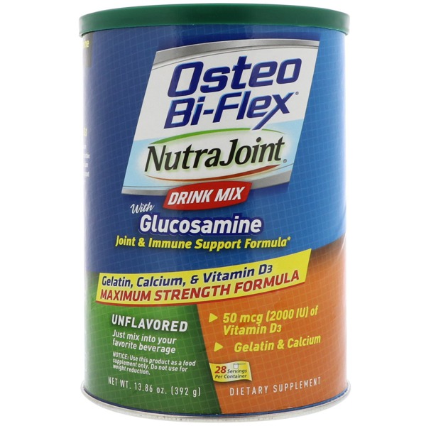 Osteo Bi-Flex Nutrajoint Drink Mix With Glucosamine Unflavored - 1Source