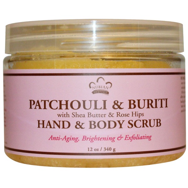 Nubian Heritage Hand & Body Scrub Patchouli & Buriti With Shea Butter ...