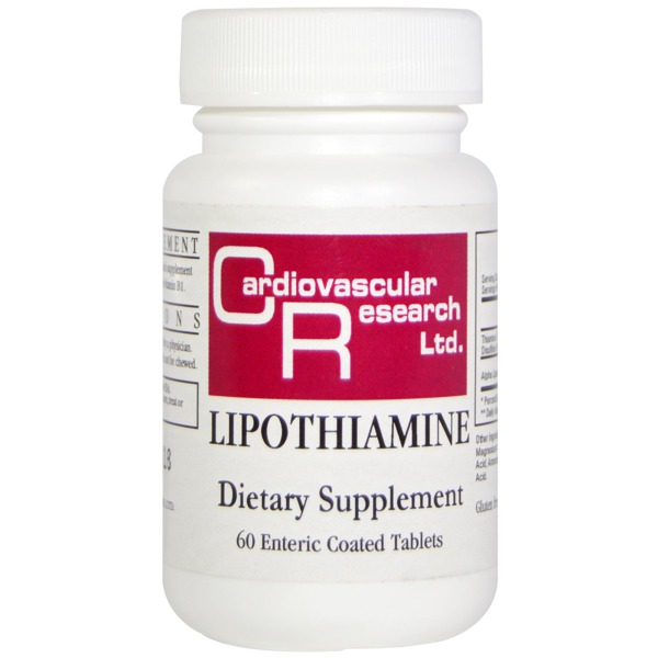 Cardiovascular Research Ltd. Lipothiamine - 1Source