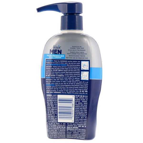 Nair For Men Hair Remover Body Cream Back Chest Arms And Legs - 1Source