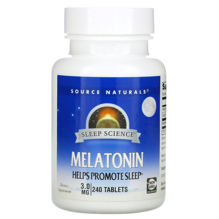Source Naturals, Melatonin 3 Mg - 1Source