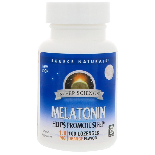 Source Naturals Melatonin Orange Flavor 1.0 Mg - 1Source
