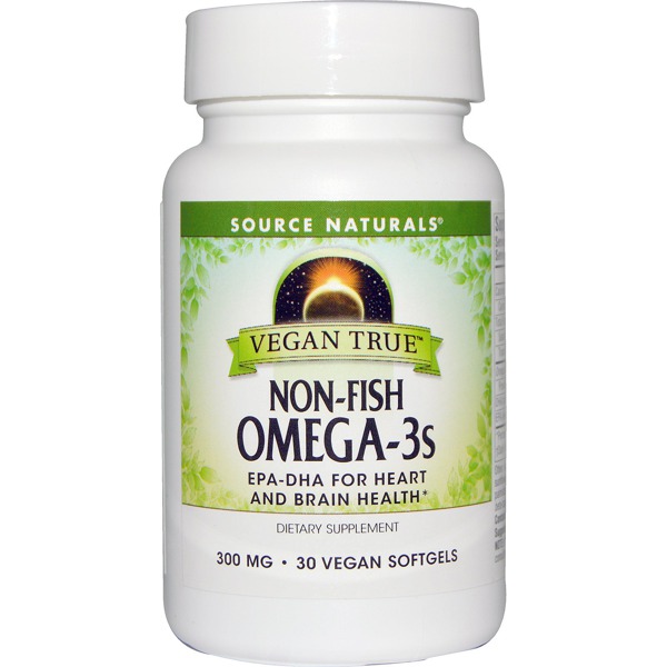 Source Naturals Vegan True Non-Fish Omega-3S 300 Mg - 1Source