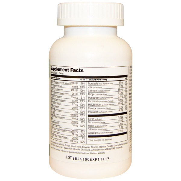 21St Century Sentry Multivitamin & Multimineral Supplement - 1Source