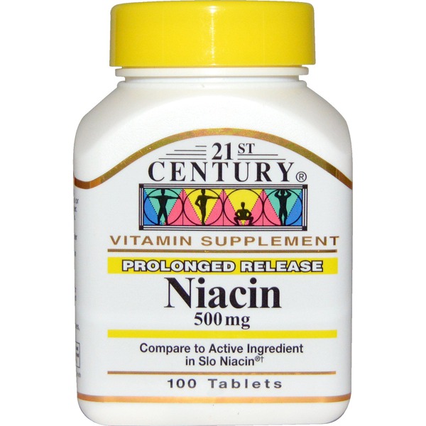 21St Century Niacin Prolonged Release 500 Mg - 1Source