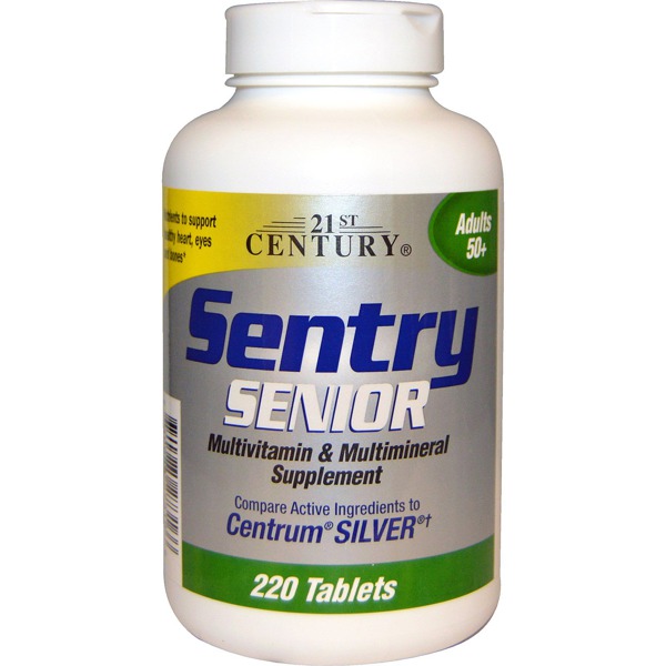 21St Century Sentry Senior Multivitamin & Multimineral Supplement - 1Source