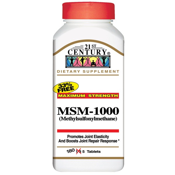 21St Century MSM-1000 Maximum Strength 1,000 Mg - 1Source