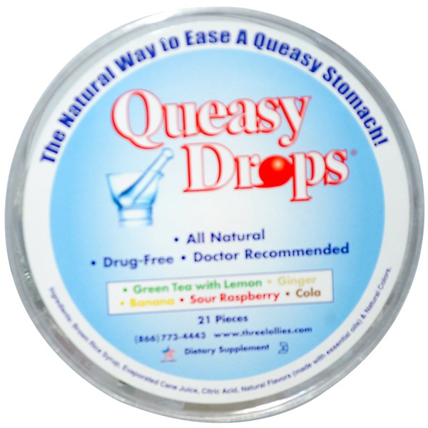 Three Lollies Queasy Drops 5 Flavors - 1Source