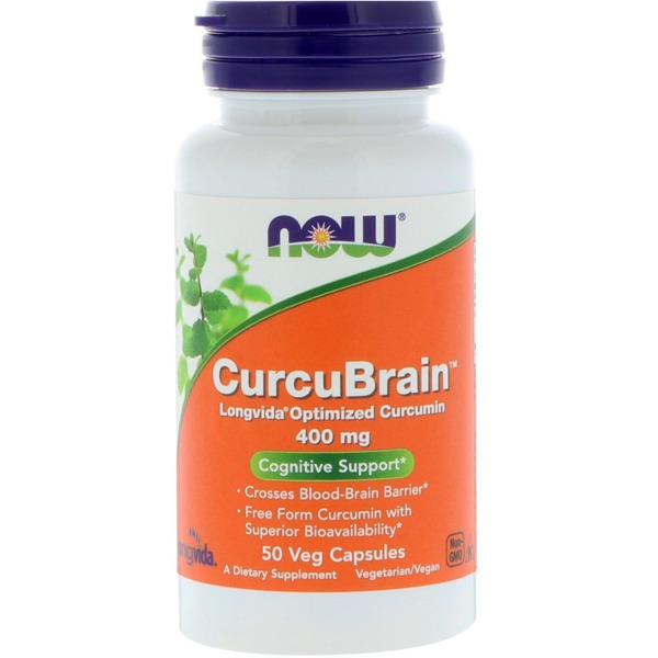 Now Foods Curcubrain Cognitive Support 400 Mg - 1Source