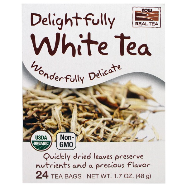 Now Foods Organic Real Tea Delightfully White - 1Source