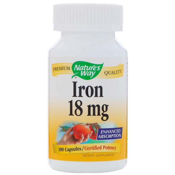 Nature'S Way Iron 18 Mg - 1Source