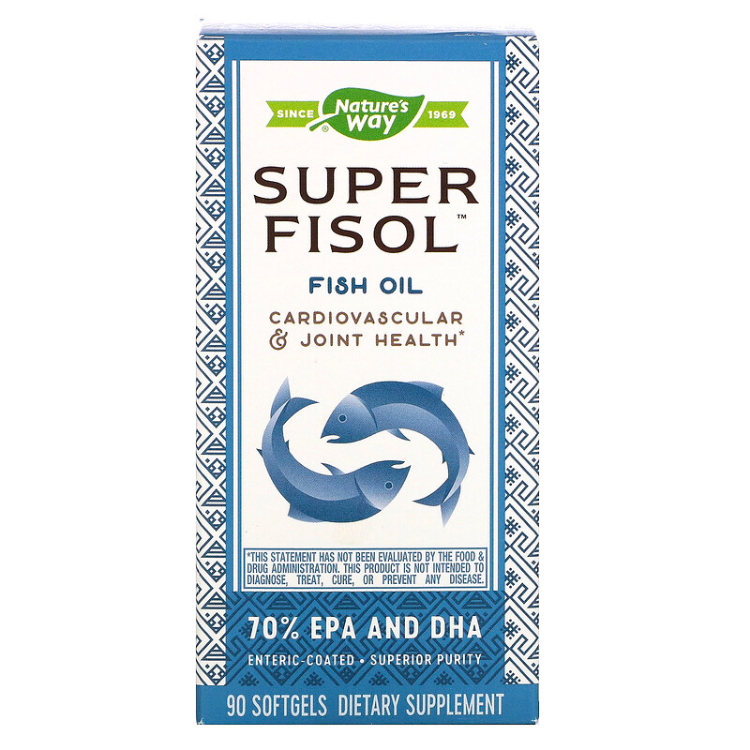 Nature'S Way Super Fisol Enteric-Coated Fish Oil - 1Source