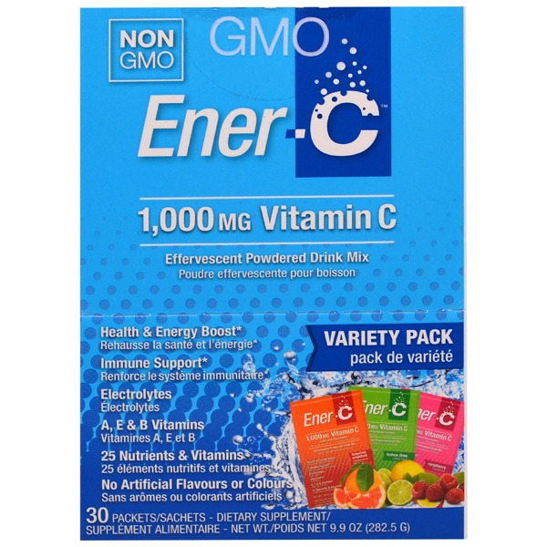 Ener-C Vitamin C Effervescent Powdered Drink Mix Variety Pack - 1Source