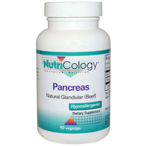 Nutricology Pancreas Natural Glandular (Beef) - 1Source