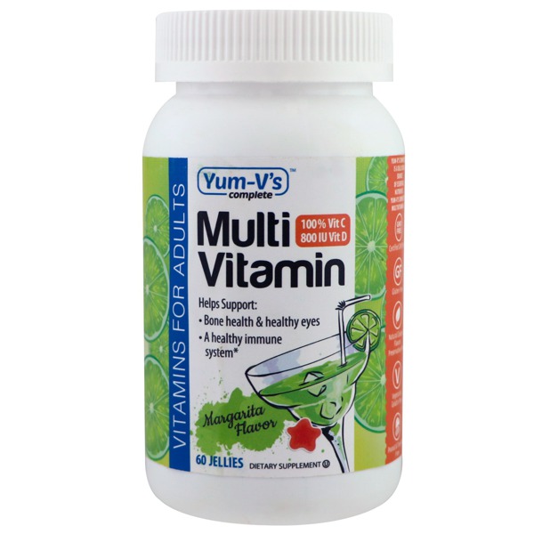 Yum-V'S Multi-Vitamin Margarita Flavor 800 IU - 1Source