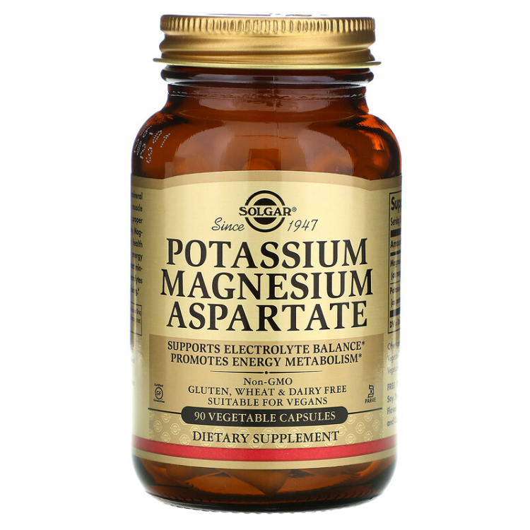 Solgar Potassium Magnesium Aspartate - 1Source