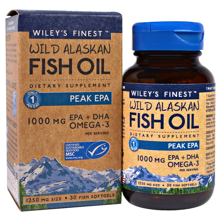 Wiley'S Finest Wild Alaskan Fish Oil Peak EPA 1250 Mg - 1Source