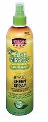 African Pride Olive Miracle Braid Sheen Spray - 1Source