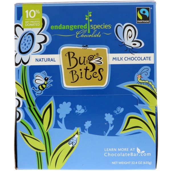 Endangered Species Chocolate Bug Bites Natural Milk Chocolate - 1Source