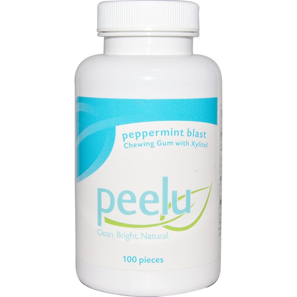 Peelu Chewing Gum With Xylitol Peppermint Blast - 1Source