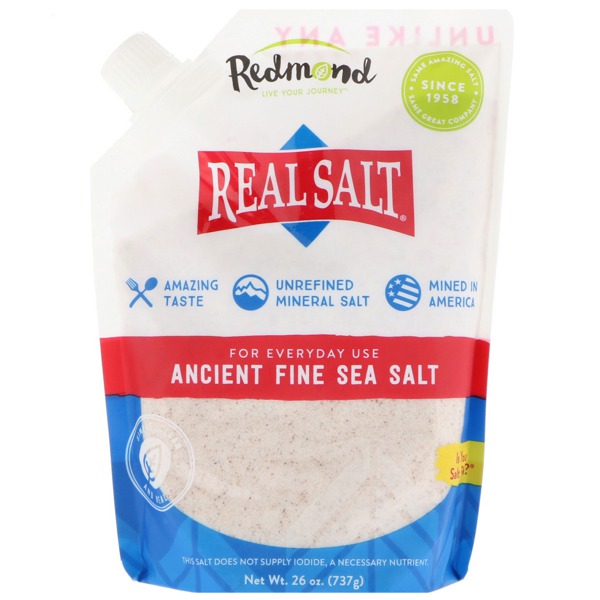 Real Salt Ancient Fine Sea Salt - 1Source