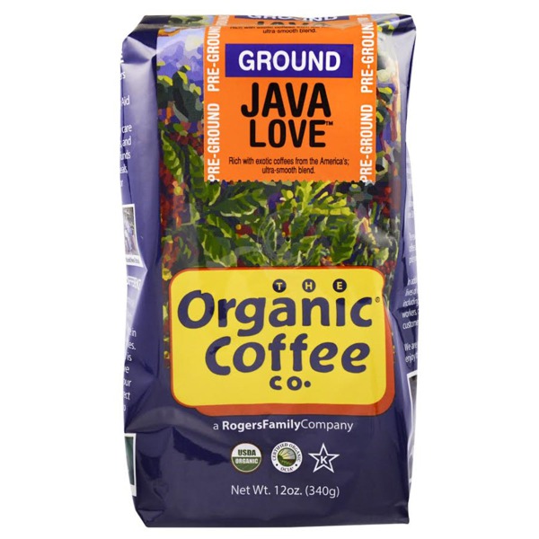 Organic Coffee Co. Organic Java Love Pre Ground - 1Source