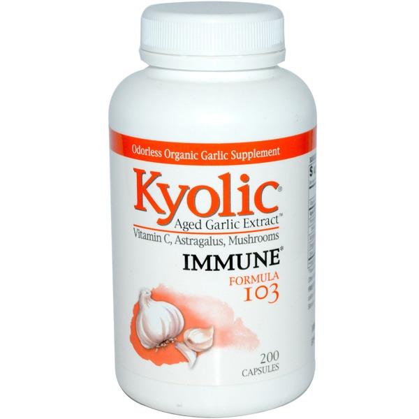 Wakunaga - Kyolic Aged Garlic Extract Immune Formula 103 - 1Source