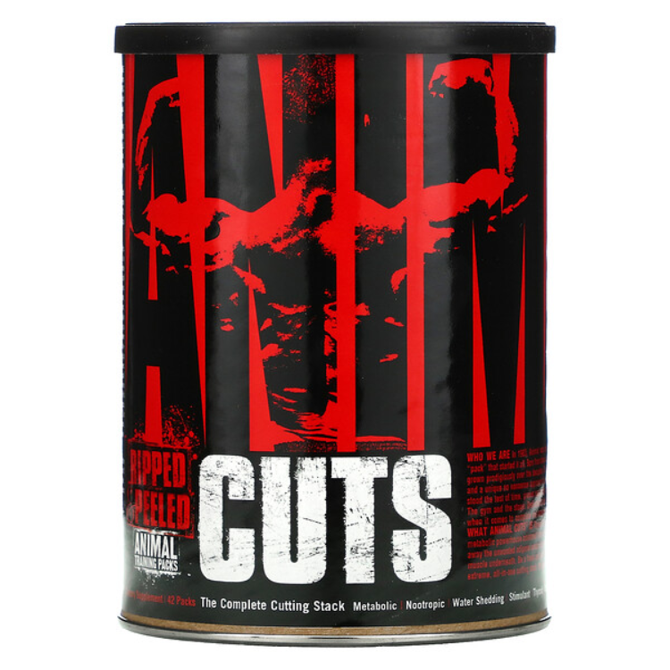 Universal Nutrition Animal Cuts Ripped & Peeled Training Supplement ...