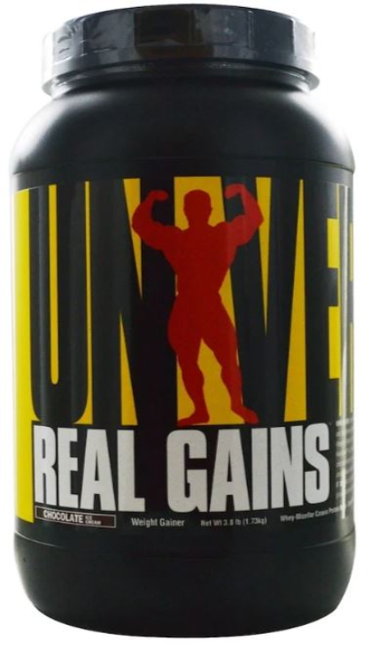 Universal Nutrition Real Gains Weight Gainer Chocolate Ice Cream - 1Source