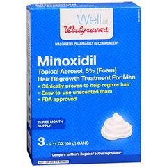 Walgreens Minoxidil Foam 5% Hair Regrowth Treatment For Men - 1Source